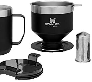 Stanley 10-09566-041 The Camp Aluminum Pour Over Set Matte Black NA, 590L