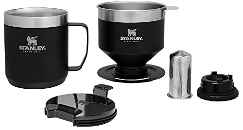 Stanley 10-09566-041 The Camp Aluminum Pour Over Set Matte Black NA, 590L