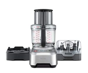 breville sous chef 16 cup peel & dice food processor, brushed aluminum, bfp820bal