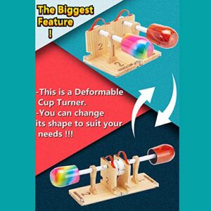 Double 2 Cup Turner Spineer for Crafts,Epoxy Resin 2 Tumbler Spinner Machine Kit,DIY Glitter Epoxy Tumblers