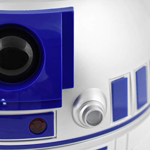 Uncanny Brands Star Wars R2D2 Deluxe Toaster - Lights-Up and Makes Sounds Like Artoo