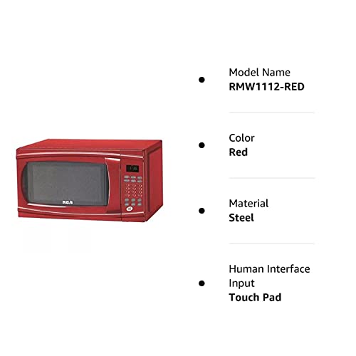 RCA RMW1112-RED 1.1 cu. ft. 1000W Microwave, Red