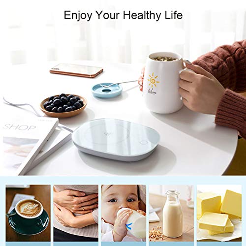 Coffee Mug Warmer, Cup Warmer for Desk Automatic Shut Off, Beverage Warmers with Touch Screen Switch for Coffee, Water, Milk, Tea