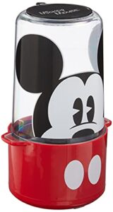 disney dcm-60cn mickey mouse popcorn popper, 6 cup, red