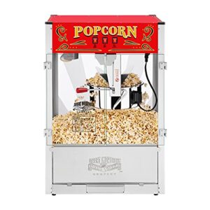 great northern popcorn 6222 gnp 16 oz. top 4-in-1 multigrill plus, 16 ounce, silver/red