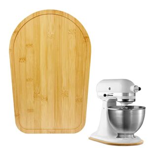 compatible with kitchen aid 4.5-5 qt bamboo mixer slider – appliance slider for tilt head kitchen aid stand mixer, kitchen countertop storage mover sliding tray for kitchen aid 4.5-5 qt, moving caddy