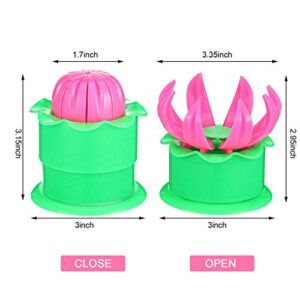 Chinese Baozi Maker Bun Dumpling Maker Plastic Steamed Bun Mold Stuffed Bun Making Mould Bun Cooking Tool Bao Steamer Dumpling Maker (2 Pieces)