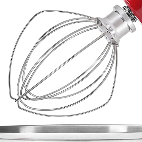 Wire Whip Compatible with KitchenAid KSM150 Artisan Series Stand Mixer, Stainless Steel Assecories Attachment Whisk for Kitchen Aid KSM150 Tilt-Head Stand Mixer.