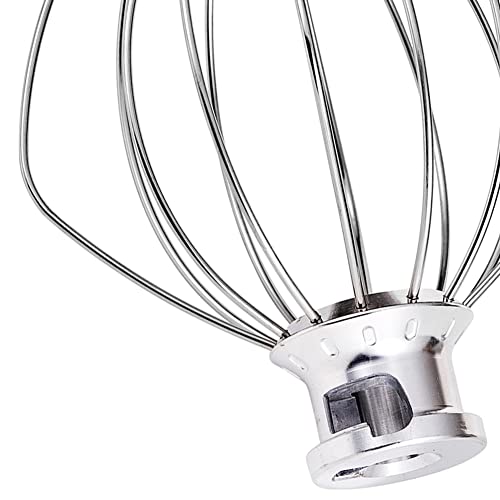 Wire Whip Compatible with KitchenAid KSM150 Artisan Series Stand Mixer, Stainless Steel Assecories Attachment Whisk for Kitchen Aid KSM150 Tilt-Head Stand Mixer.