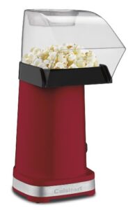 cuisinart cpm-100 easypop hot air popcorn maker, red