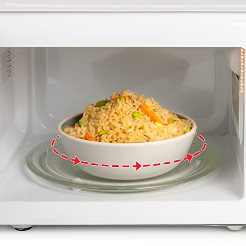 Nostalgia Retro Compact Countertop Microwave Oven, 0.7 Cu. Ft. 700-Watts with LED Digital Display, Child Lock, Easy Clean Interior, Aqua