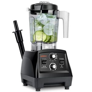 ommo professional blender, countertop blenders for kitchen max 1800w, home and commercial blender with timer, 68oz bpa free blender for shakes and smoothies, nuts, ice and fruits, dishwasher safe