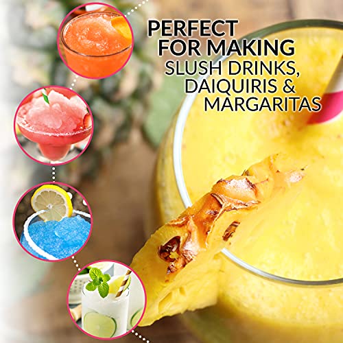 Nostalgia 64-Ounce Margarita Maker & Slushie Machine Easy-Flow Spout, Perfect for Slushies, Daiquiris, and Margaritas, Red