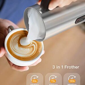 Boly Single Serve Coffee Maker with Milk Frother Combo, Small Coffee Machine for K Cups and Ground Coffee, Cappuccino Maker and Latte Machine