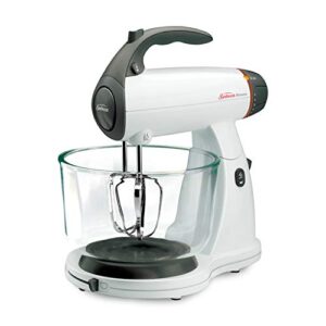 sunbeam mixmaster 350 watt, white | soft-start technology stand mixer