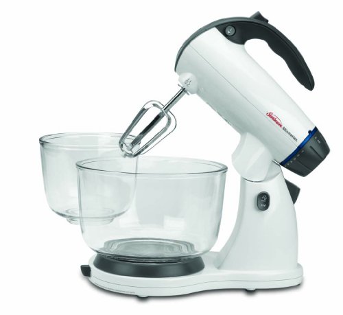 Sunbeam MixMaster 350 Watt, White | Soft-Start Technology Stand Mixer