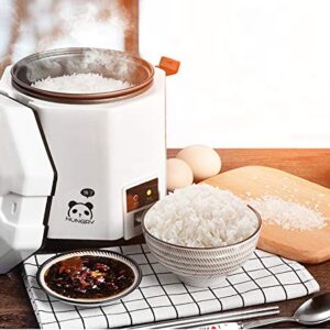 DCIGNA 1.2L Mini Rice Cooker, Electric Lunch Box, Travel Rice Cooker Small, Removable Non-stick Pot, Keep Warm Function, Suitable For 1-2 People - For Cooking Soup, Rice, Stews, Grains & Oatmeal