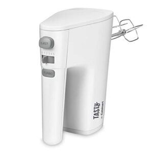 Tasty by Cuisinart HM200T Hand Mixer, 12.16"(L) x 2.16"(W) x 15.31"(H), White