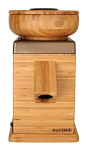 nutrimill harvest stone grain mill, 450 watt – gold