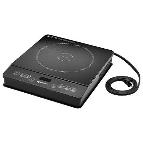 Amazon Basics 1800W Portable Induction Cooktop Burner