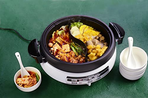 Zojirushi EP-PFC20HA, Gourmet d’Expert® Electric Skillet for Yin Yang Hot Pot