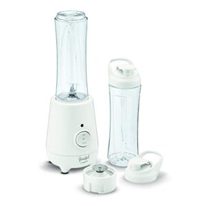 goodful by cuisinart cb300gf compact to go countertop blender, white