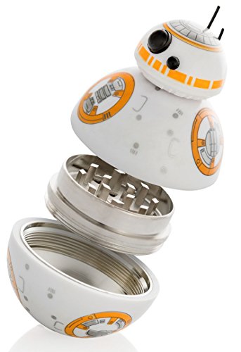 Star Wars Spice Grinder, BB-8 Grinder ,Perfect Size 2", 3 Piece Spice Grinders