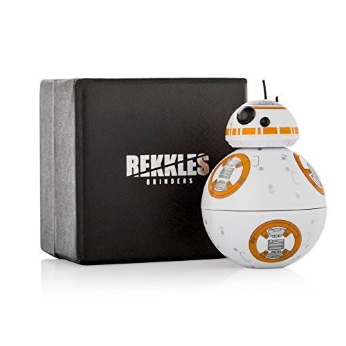 Star Wars Spice Grinder, BB-8 Grinder ,Perfect Size 2", 3 Piece Spice Grinders