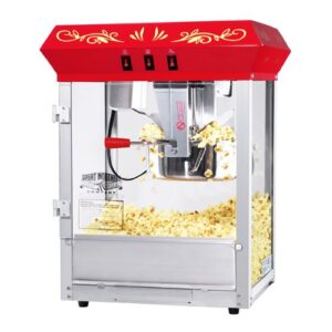 6100 great northern popcorn red countertop foundation popcorn popper machine, 8 ounce