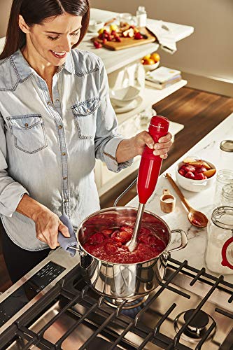 KitchenAid Queen of Hearts Hand Blender KHB1231QHSD, 3 Speed, Passion Red