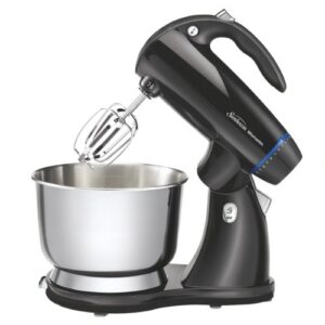 Sunbeam 2594 350-Watt MixMaster Stand Mixer with Dough Hooks and Beaters, Black