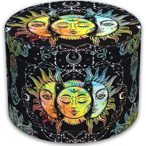 joytop grinder, 2.5 inch burning sun and moon grinder (colorful)