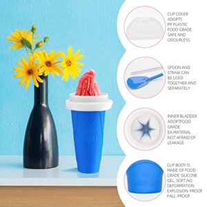 REMAX Slushy Maker Cup, Frozen Magic Squeeze Cup Cooling Maker Cup Quick Frozen Smoothies Cup Ice Cream Maker Cup for Children