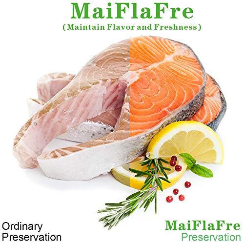 MaiFlaFre 6 Pack 8"x20'(3Rolls) and11"x20' (3Rolls) Vacuum Sealer Bags Rolls with BPA Free, Heavy Duty.Vacuum Sealer Bags Rolls Compatible with Any Types Vacuum Sealer