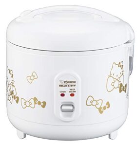 zojirushi ns-rpc10ktwa automatic rice cooker & warmer, 5.5-cup, white