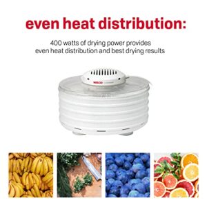 NESCO FD-37A Food Dehydrator, For Snacks, Fruit, Beef Jerky, Speckled White