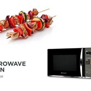 Emerson 1.2 CU. FT. 1100W Griller Microwave Oven with Touch Control, Stainless Steel, MWG9115SB