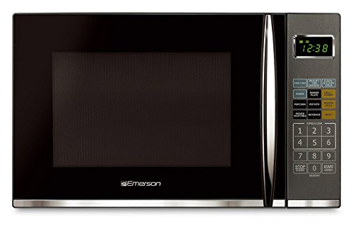 Emerson 1.2 CU. FT. 1100W Griller Microwave Oven with Touch Control, Stainless Steel, MWG9115SB