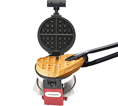 Cuisinart WAF-F10R Maker Waffle Iron, Single, Red