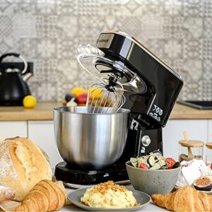 Stand Mixer, CUSIMAX Dough Mixer Tilt-Head Electric Mixer with 5-Quart Stainless Steel Bowl, Dough Hook, Mixing Beater and Whisk, Splash Guard