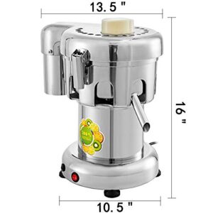 VBENLEM Commercial Juice Extractor Heavy Duty Juicer Aluminum Casting and Stainless Steel Constructed Centrifugal Juice Extractor Juicing both Fruit and Vegetable