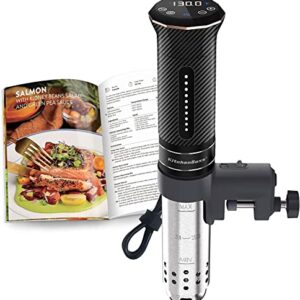 Sous Vide Machine Immersion Circulator: Ultra-quiet Precision Sous-vide Cooker, IPX7 Waterproof Stainless Steel 1100W Professional Low Temperature Slow Cooking Machines by KitchenBoss