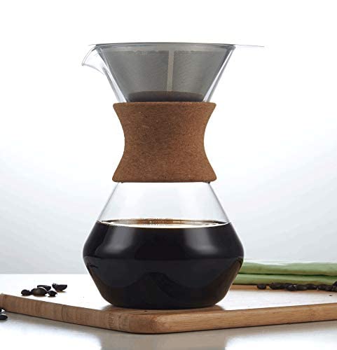 Pour Over Coffee Maker with Dripper Filter 34 Ounce/ 1000 ml