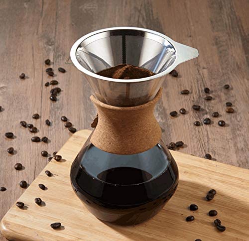 Pour Over Coffee Maker with Dripper Filter 34 Ounce/ 1000 ml