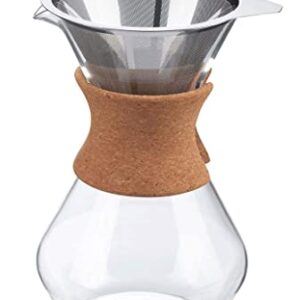 Pour Over Coffee Maker with Dripper Filter 34 Ounce/ 1000 ml