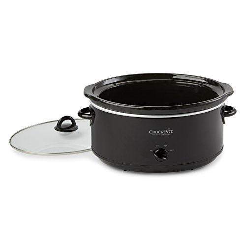 Crock-Pot SCV800-B, 8-Quart Oval Manual Slow Cooker, Black