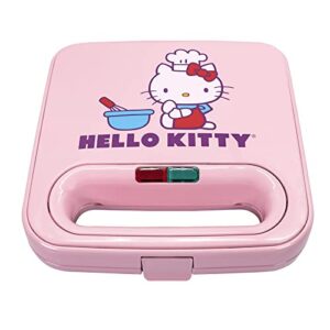 uncanny brands hello kitty waffle maker – make double hello kitty waffles – kitchen appliance