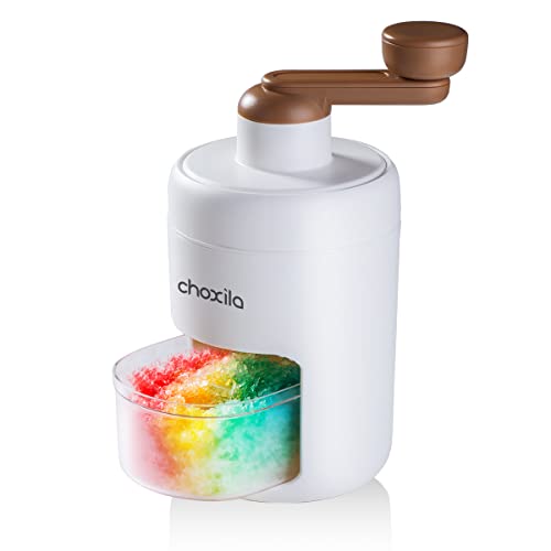 Choxila Shaved Ice Machine Snow Cone Machine - Portable Ice Crusher and Shaved Ice Machine with Free Ice Cube Trays - BPA Free