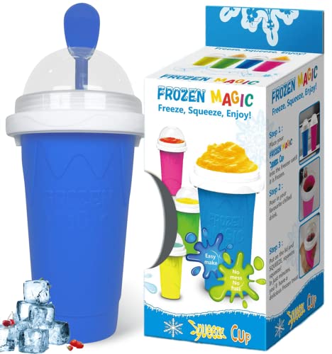 Slushie Cup, TIK TOK Magic Quick Frozen Smoothies Cup, Slushie Machine for Home Squeeze Slushie Cup, Diy Slushie Maker Cup Gifts