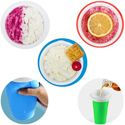 Slushie Cup, TIK TOK Magic Quick Frozen Smoothies Cup, Slushie Machine for Home Squeeze Slushie Cup, Diy Slushie Maker Cup Gifts